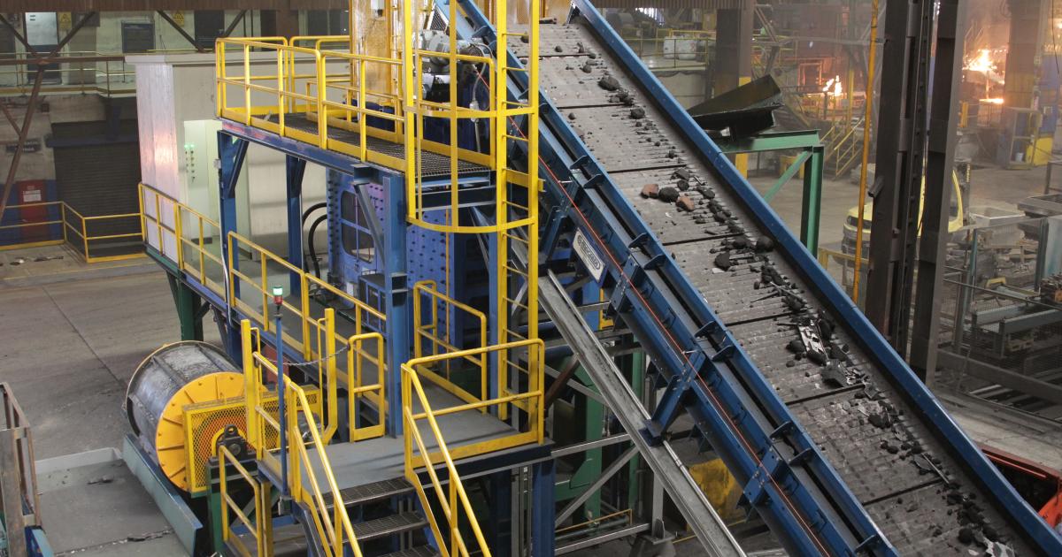 Crusher infeed/outfeed conveyor | Magaldi