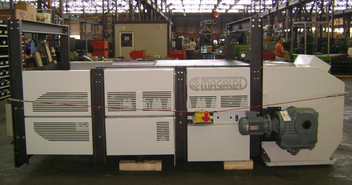 Banda transportadora pesadora/dosificadora de materias primas | Magaldi