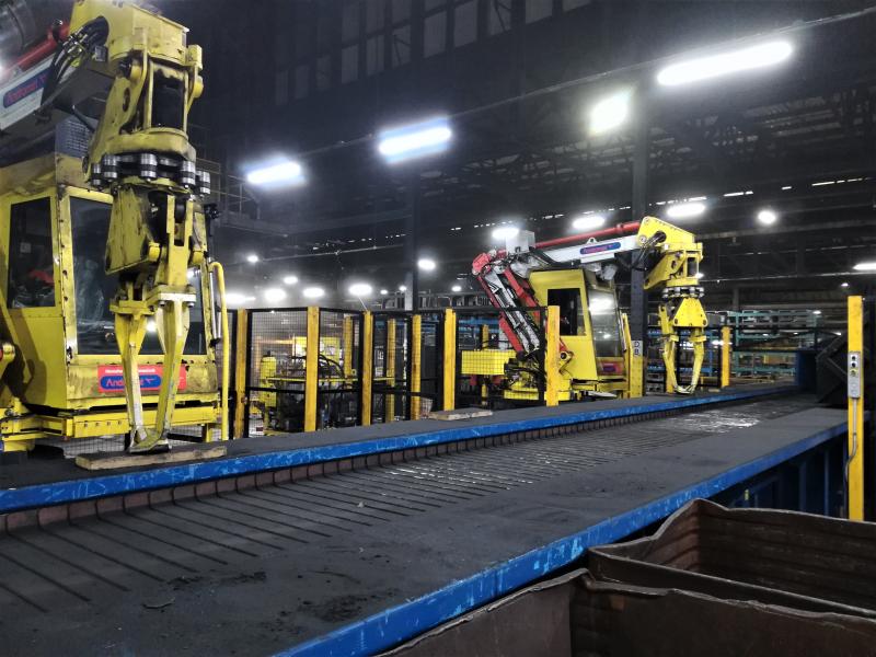 Casting degating & sorting conveyor | Magaldi