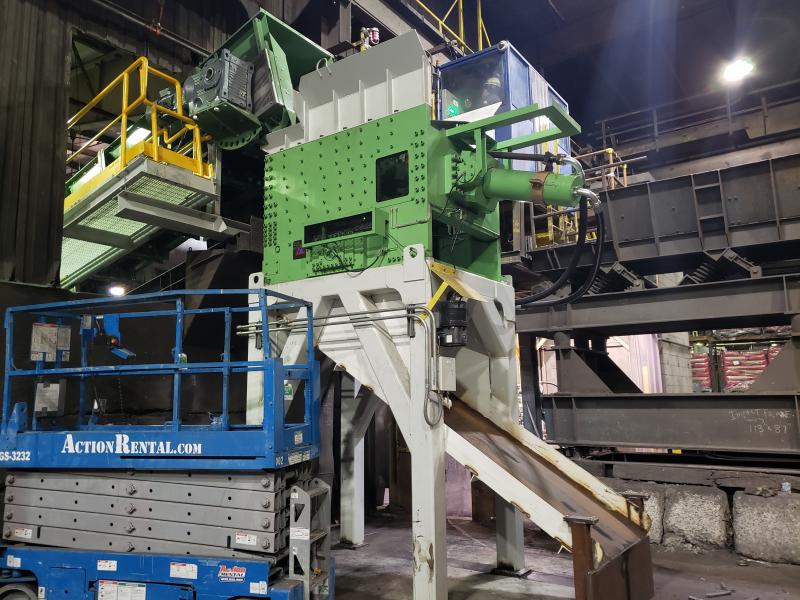 Crusher infeed/outfeed conveyor | Magaldi