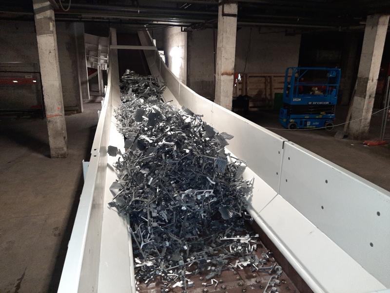 Aluminum scrap conveyor | Magaldi