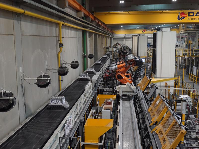 Aluminum casting conveyor | Magaldi