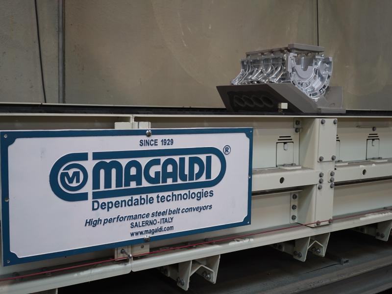 Aluminum casting conveyor | Magaldi