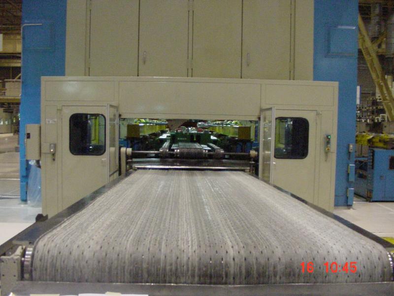 Sheared metal sheets and stamping parts conveyor | Magaldi