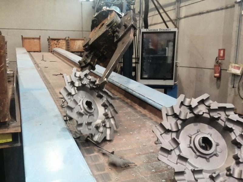 Casting degating & sorting conveyor | Magaldi