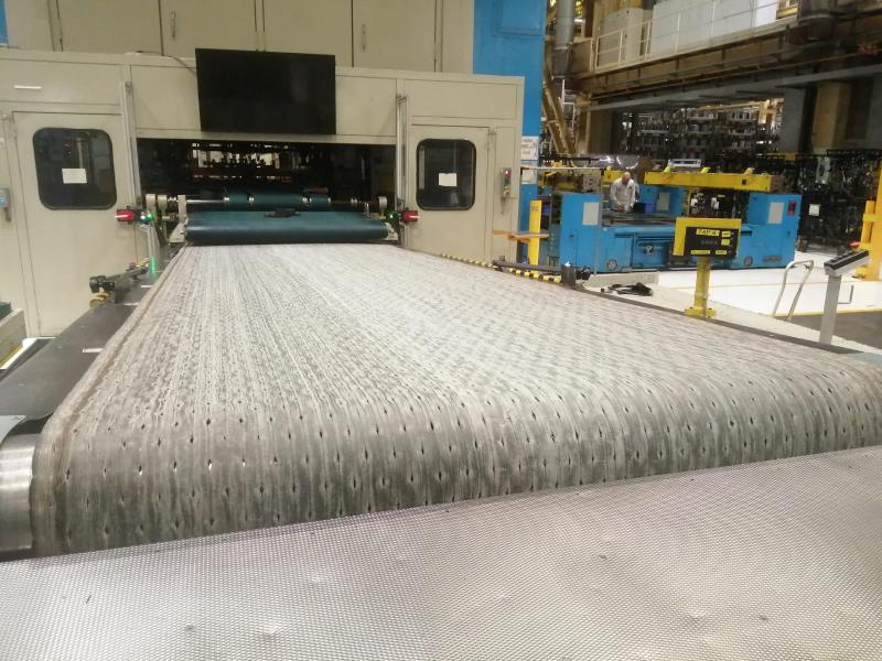 Sheared metal sheets and stamping parts conveyor | Magaldi
